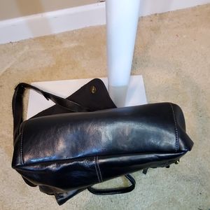 Aurielle | Bags | Aurielle Black Leather Professional Business Bag ...